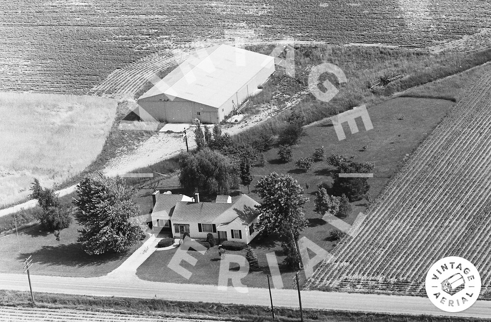 Vintage Aerial | Michigan | Lenawee County | 1969 | 81-RLE-34