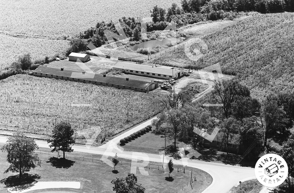 Vintage Aerial | Illinois | Coles County | 1967 | 31-ACO-5