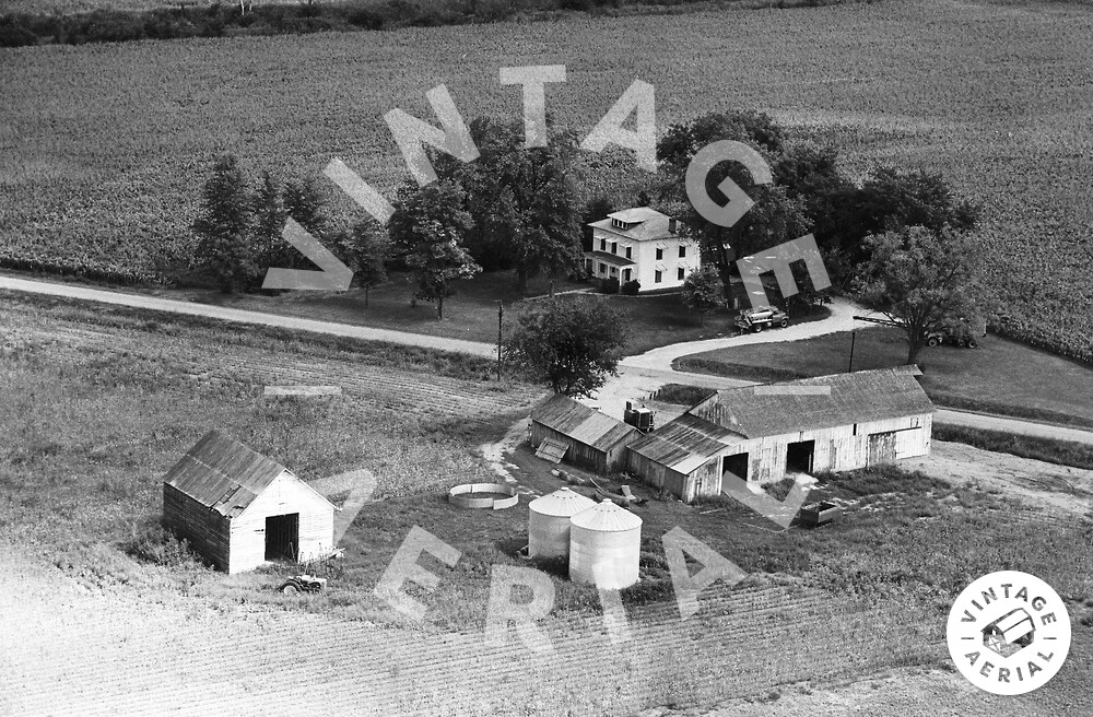 Vintage Aerial | Illinois | Mason County | 1966 | 6-FMA-20