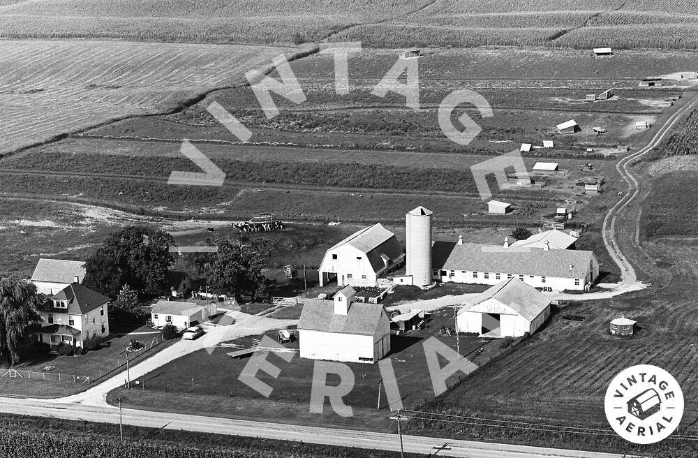 Vintage Aerial | Illinois | Whiteside County | 1965 | 26-BWS-25