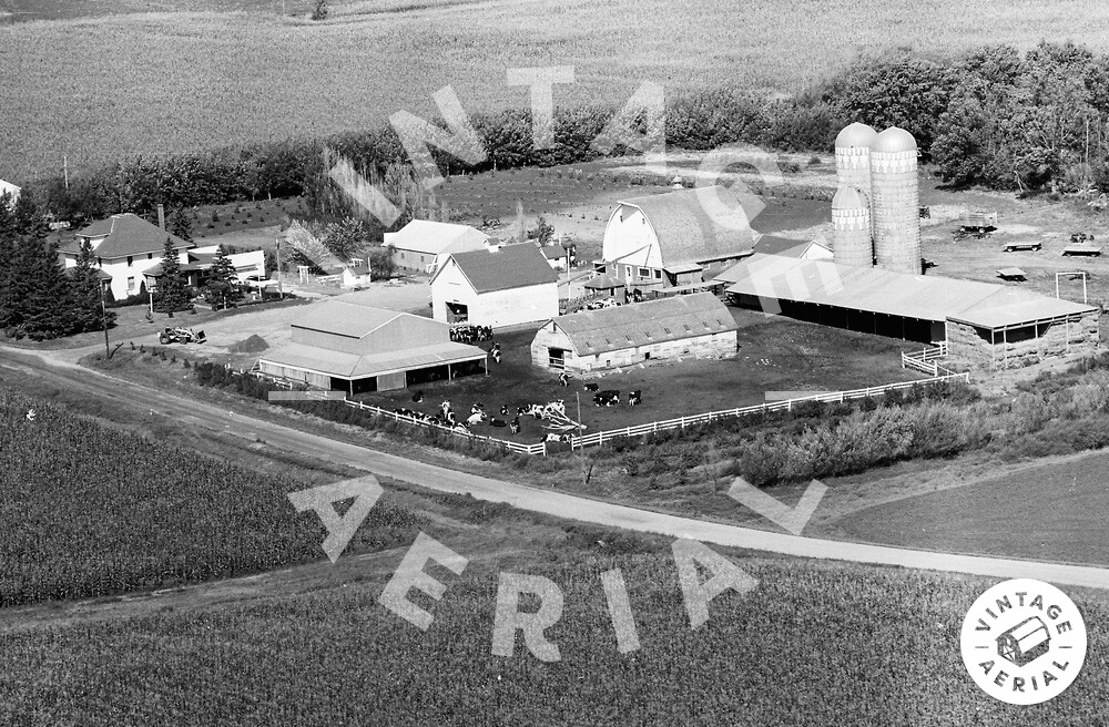 Vintage Aerial | Minnesota | Lyon County | 1968 | 49-CLY-19