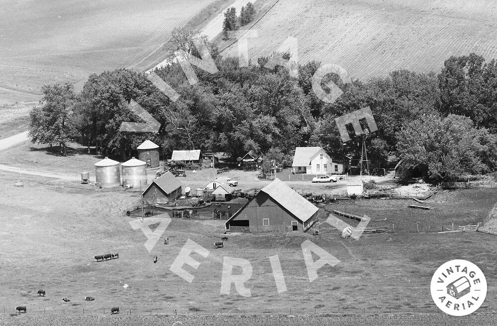 Vintage Aerial | Iowa | Crawford County | 1979 | 6-GCR-1