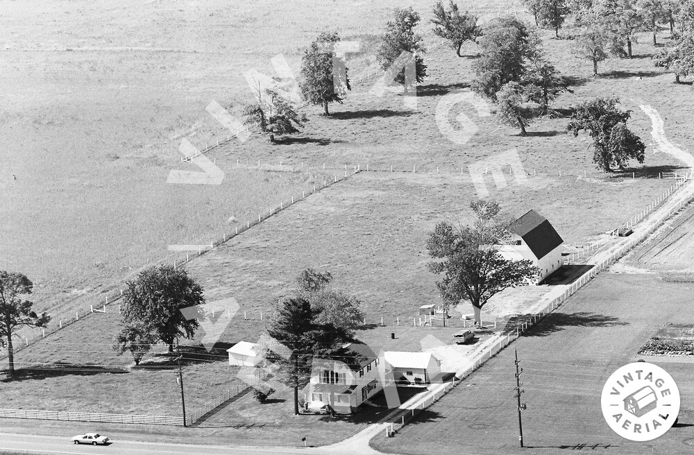 Vintage Aerial | Indiana | Carroll County | 1980 | 64-BCA-1