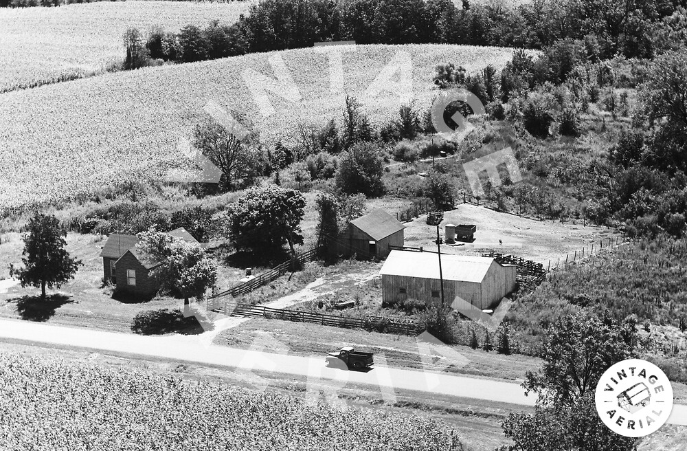 Vintage Aerial | Illinois | Coles County | 1967 | 31-ACO-24