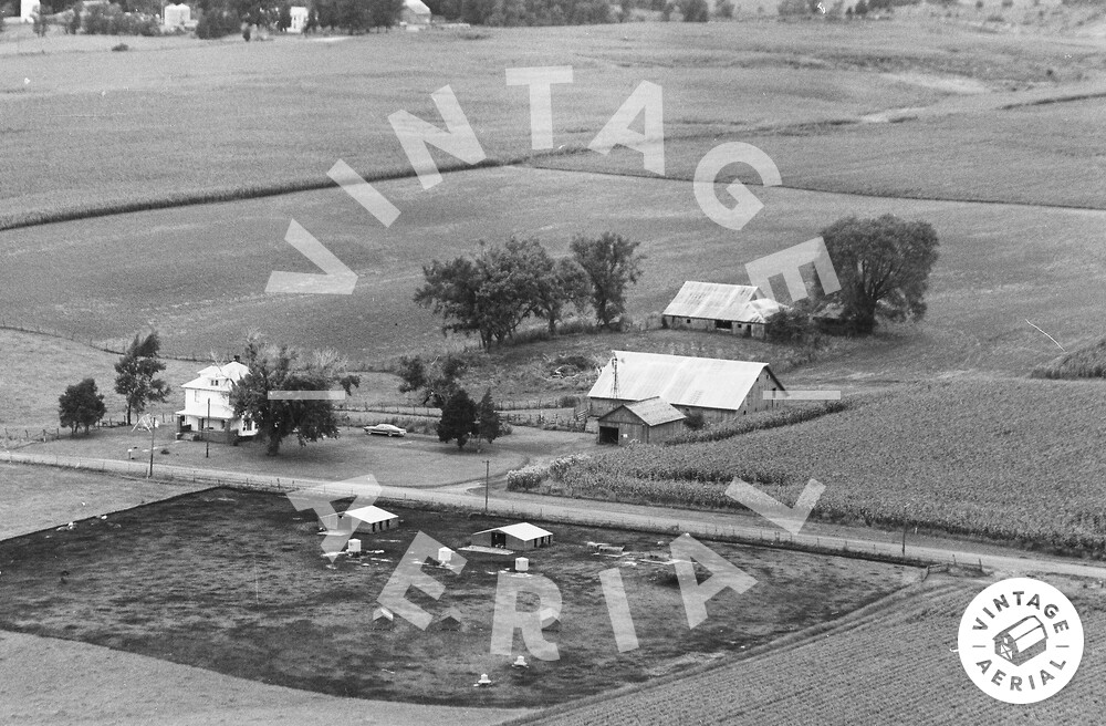 Vintage Aerial | Illinois | Mercer County | 1974 | 28-CME-3