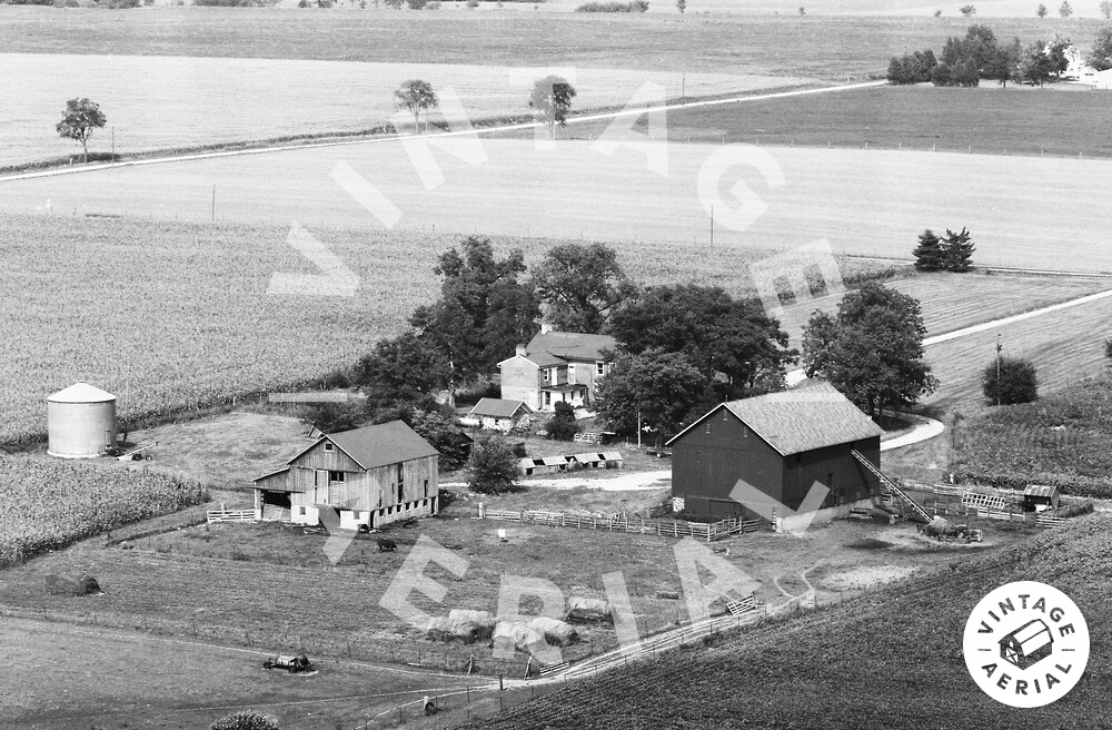 Vintage Aerial | Indiana | Carroll County | 1977 | 17-HCA-2