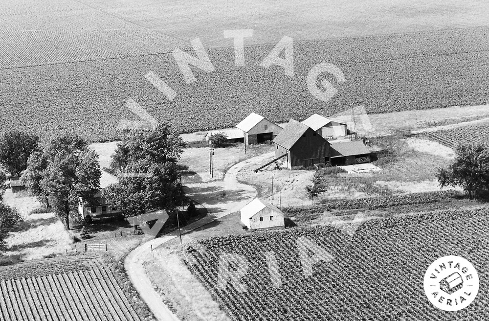 Vintage Aerial | Illinois | Piatt County | 1971 | 4-JPI-34