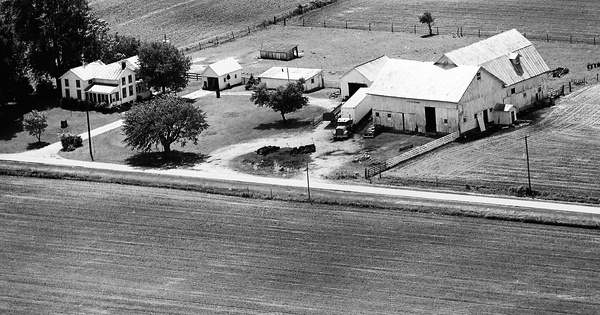 Vintage Aerial | historic aerial photography of rural American farms ...