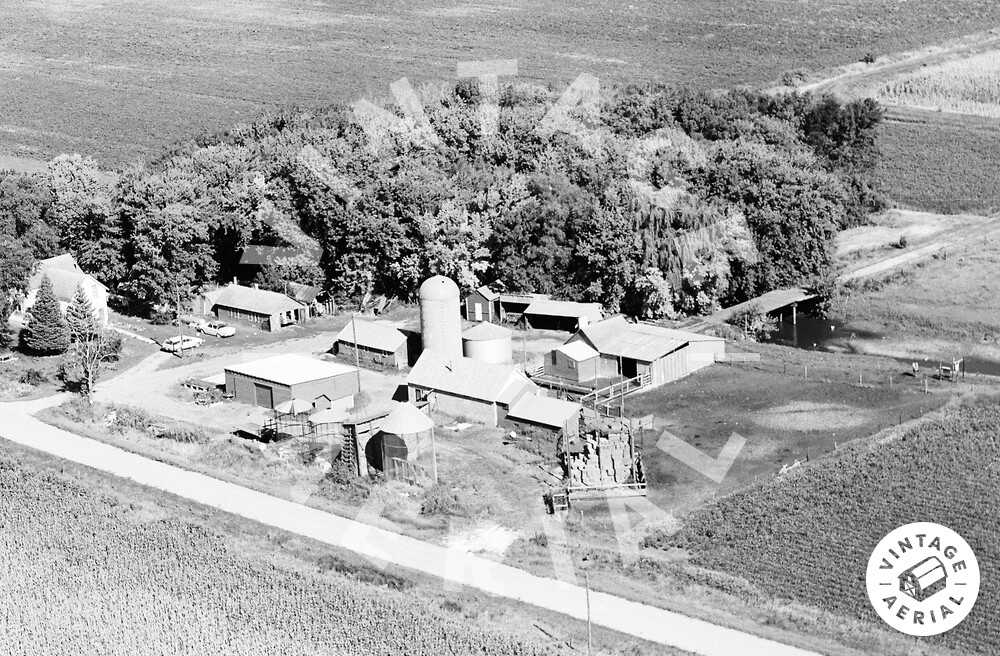 Vintage Aerial | Iowa | Humboldt County | 1971 | 30-IHU-3