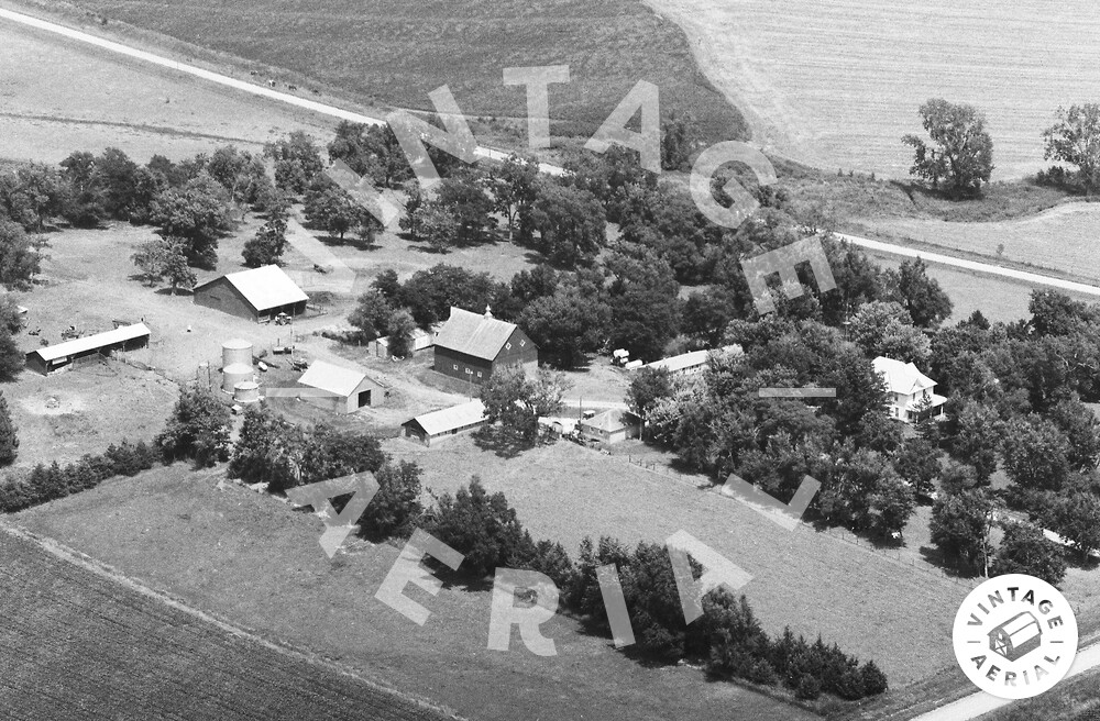 Vintage Aerial | Nebraska | Otoe County | 1983 | 52-OOT-18