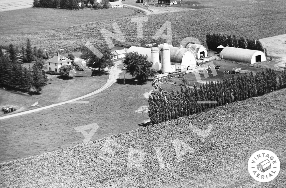 Vintage Aerial | Minnesota | Blue Earth County | 1967 | 23-MBE-16