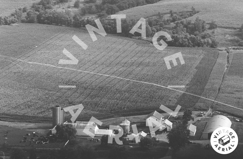 Vintage Aerial | Iowa | Clinton County | 1981 | 7-CCL-16