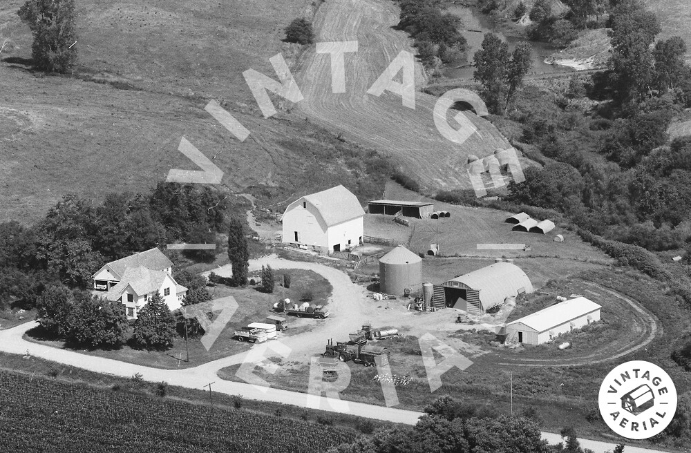 Vintage Aerial | Iowa | Fremont County | 1980 | 29-XFRE-16