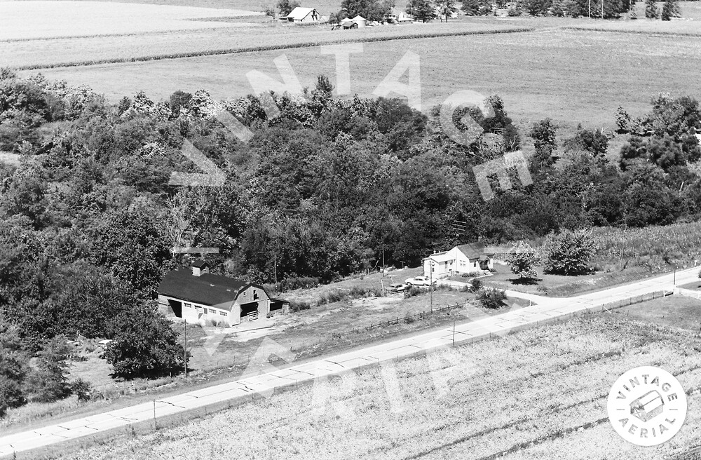 Vintage Aerial | Illinois | Coles County | 1967 | 31-ACO-9