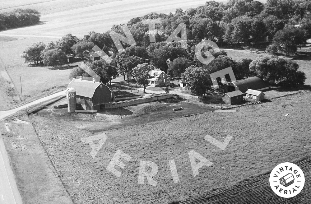 Vintage Aerial | Minnesota | Blue Earth County | 1967 | 34-MBE-2