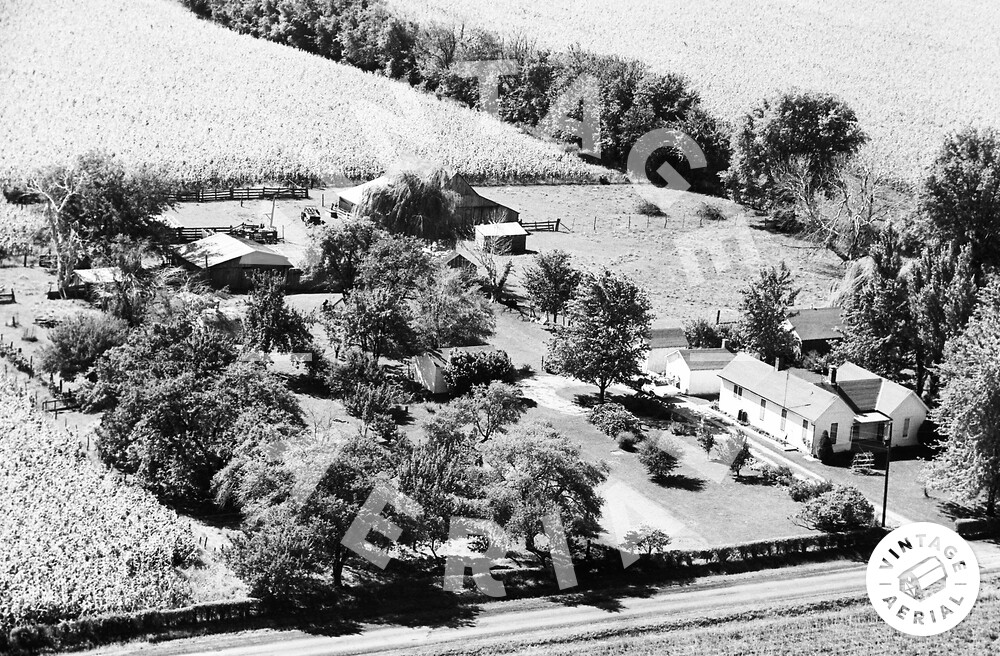 Vintage Aerial | Illinois | Menard County | 1966 | 5-FME-24