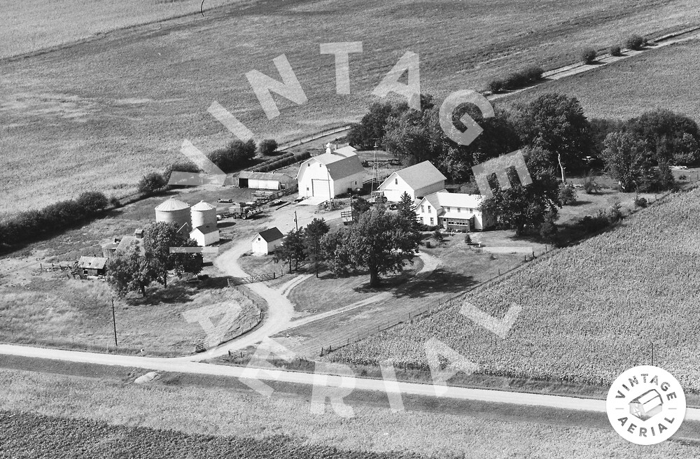 Vintage Aerial | Iowa | Greene County | 1976 | 54-HGR-9
