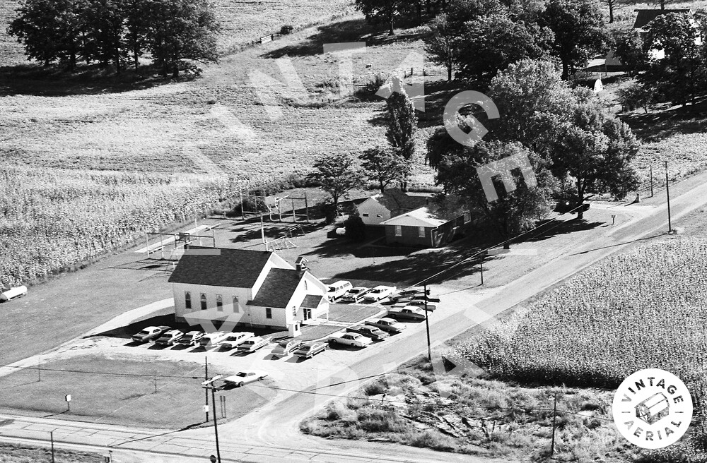 Vintage Aerial | Indiana | Jasper County | 1974 | 55-FJA-13