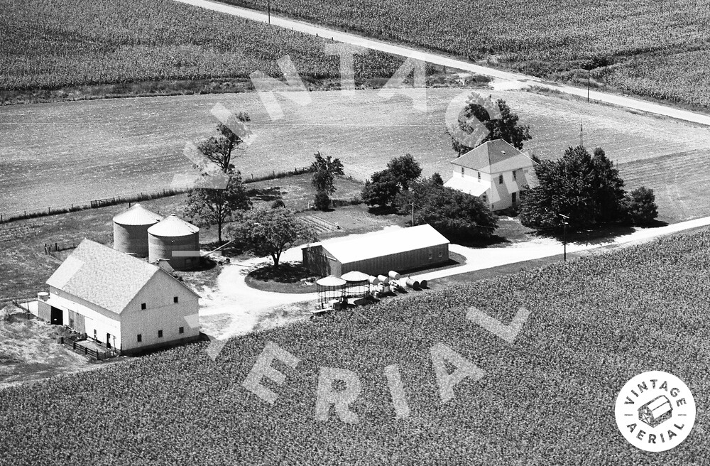 Vintage Aerial | Indiana | Cass County | 1974 | 44-FCS-10