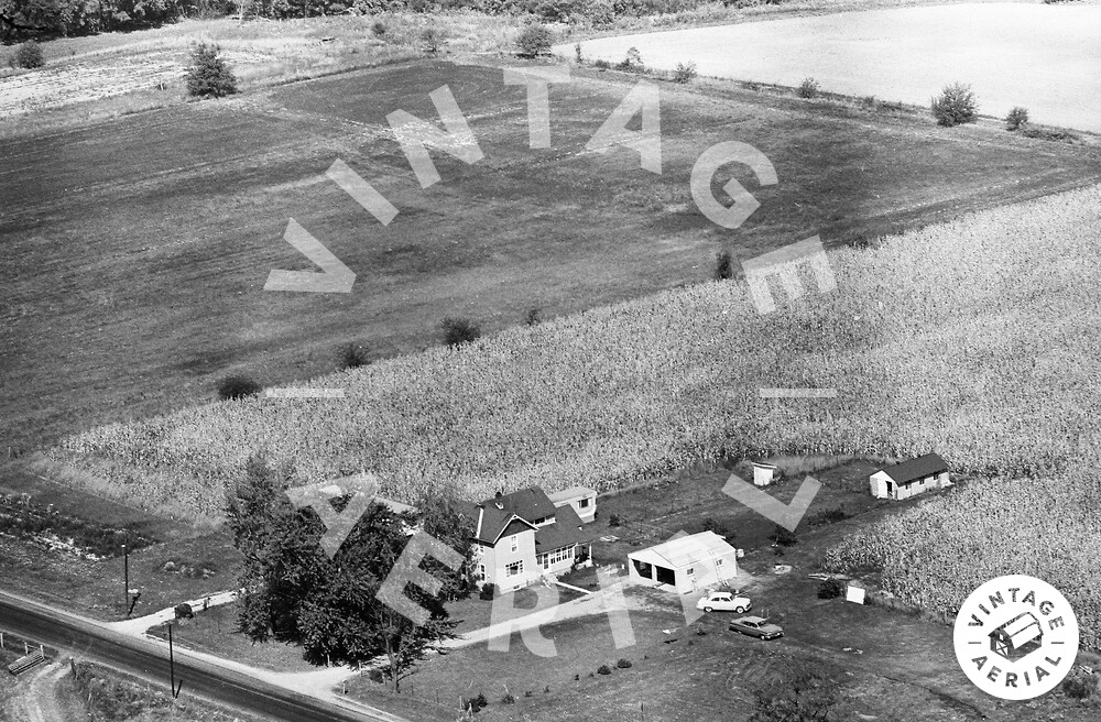 Vintage Aerial | Ohio | Pickaway County | 1963 | 15-DPC-29