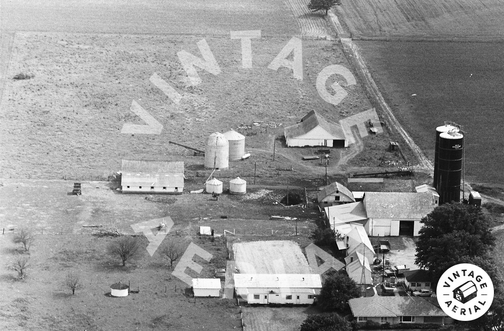 Vintage Aerial | Indiana | Hancock County | 1970 | 36-KHA-1