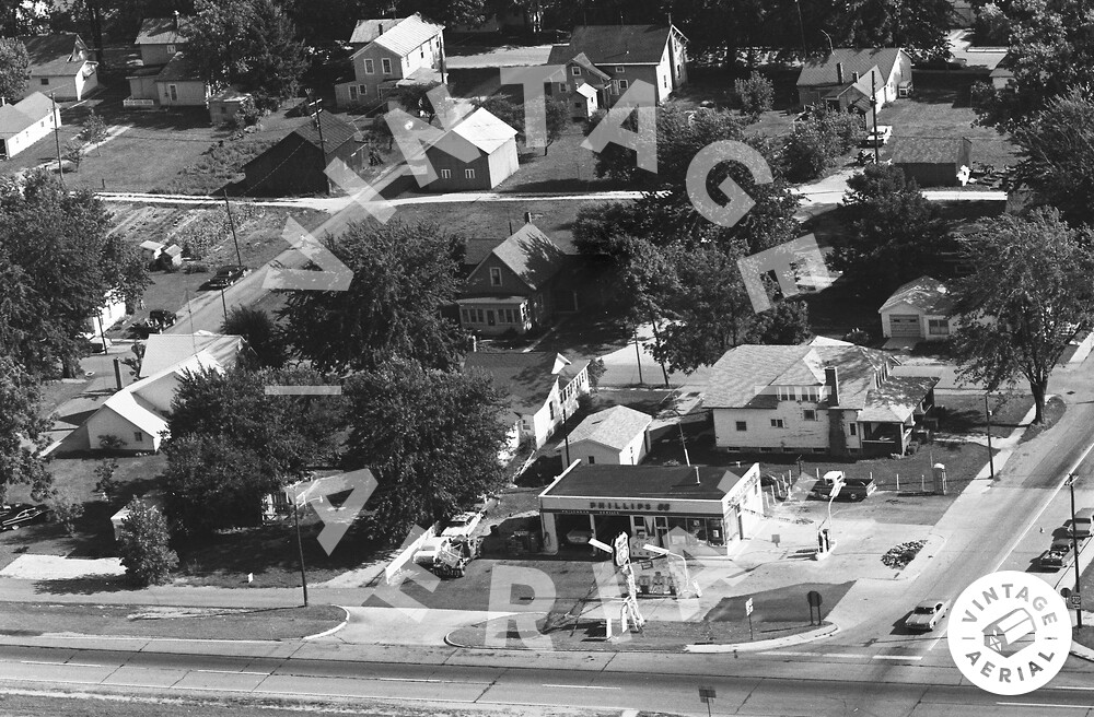 Vintage Aerial | Indiana | Whitley County | 1966 | 33-BWH-18