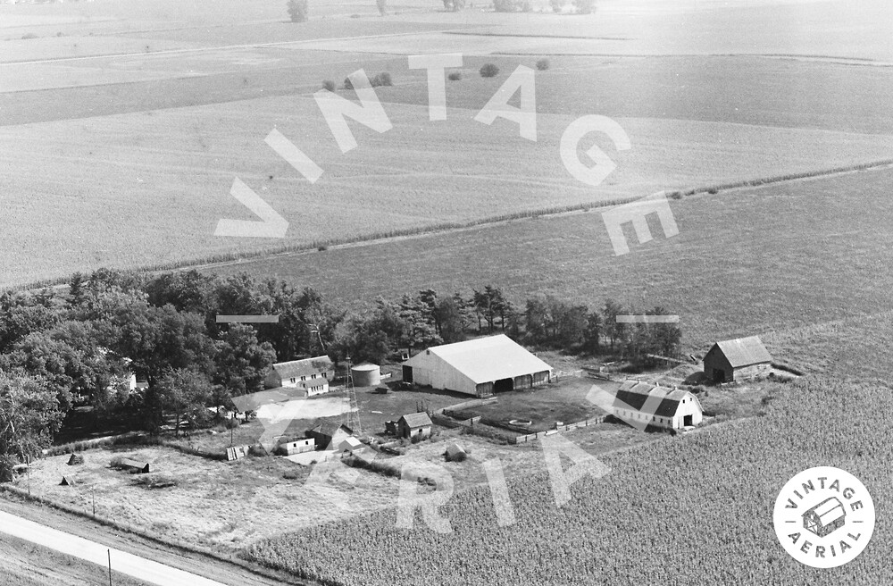 Vintage Aerial | Iowa | Humboldt County | 1971 | 18-IHU-23