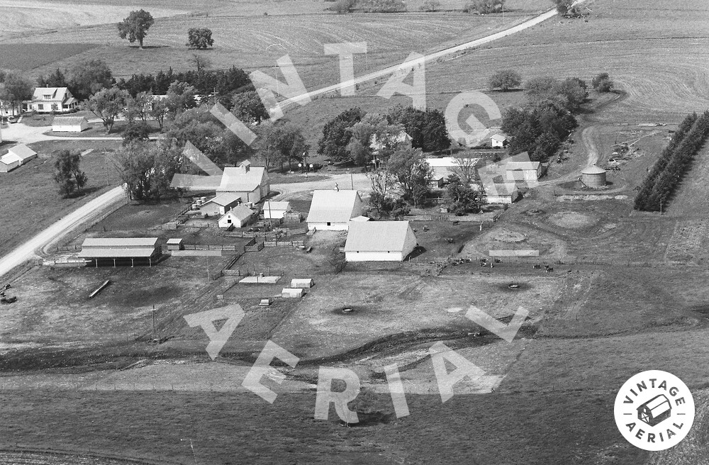 Vintage Aerial | Nebraska | Otoe County | 1980 | 4-WOT-14