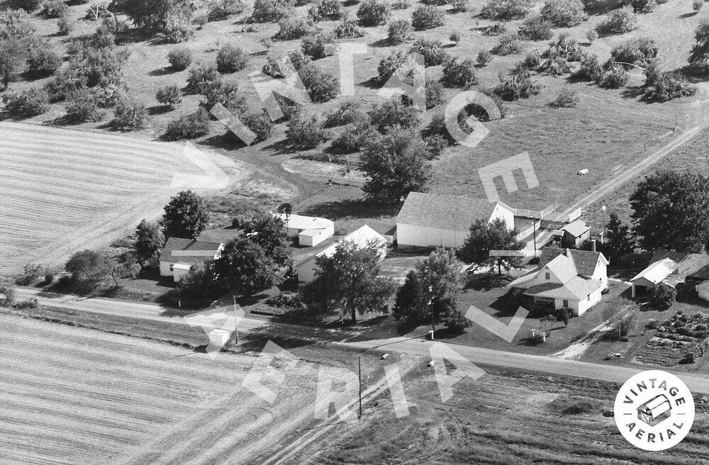 Vintage Aerial | Indiana | Carroll County | 1980 | 32-BCA-30