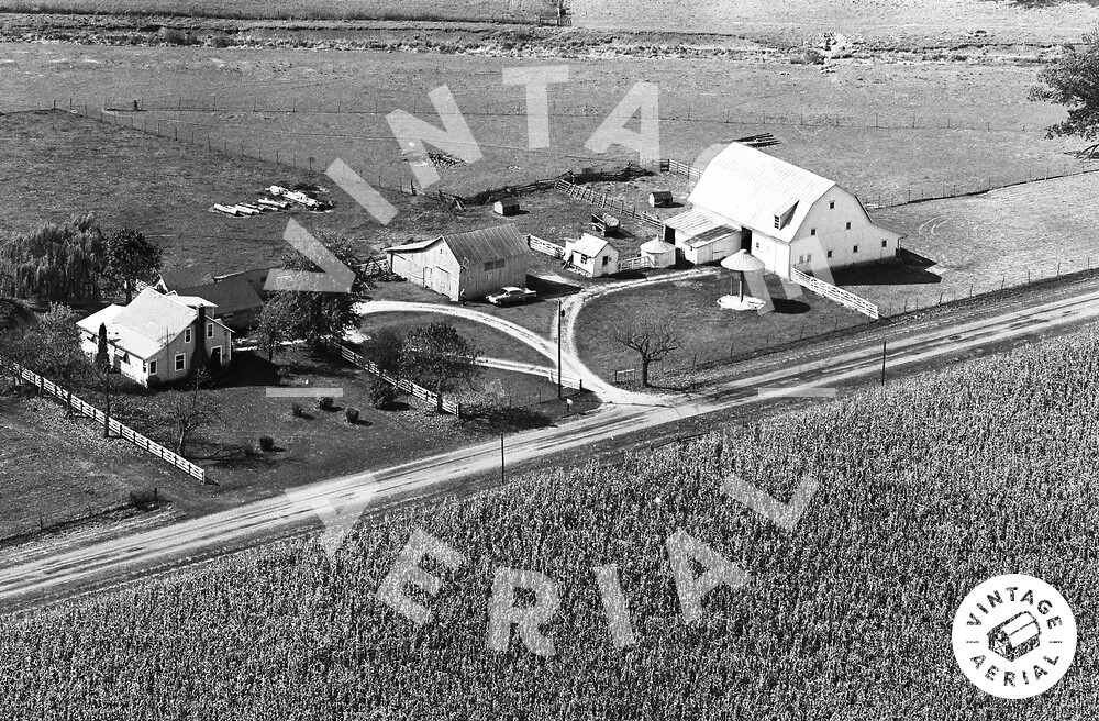 Vintage Aerial | Ohio | Union County | 1964 | 19-SUN-1