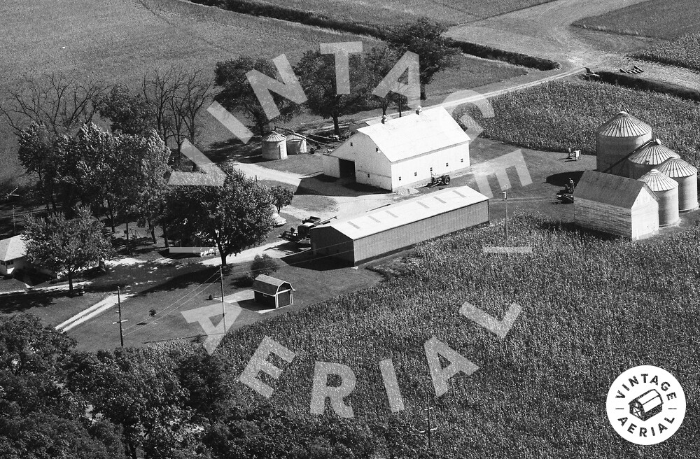 Vintage Aerial | Indiana | Pulaski County | 1989 | 37-FPU-27
