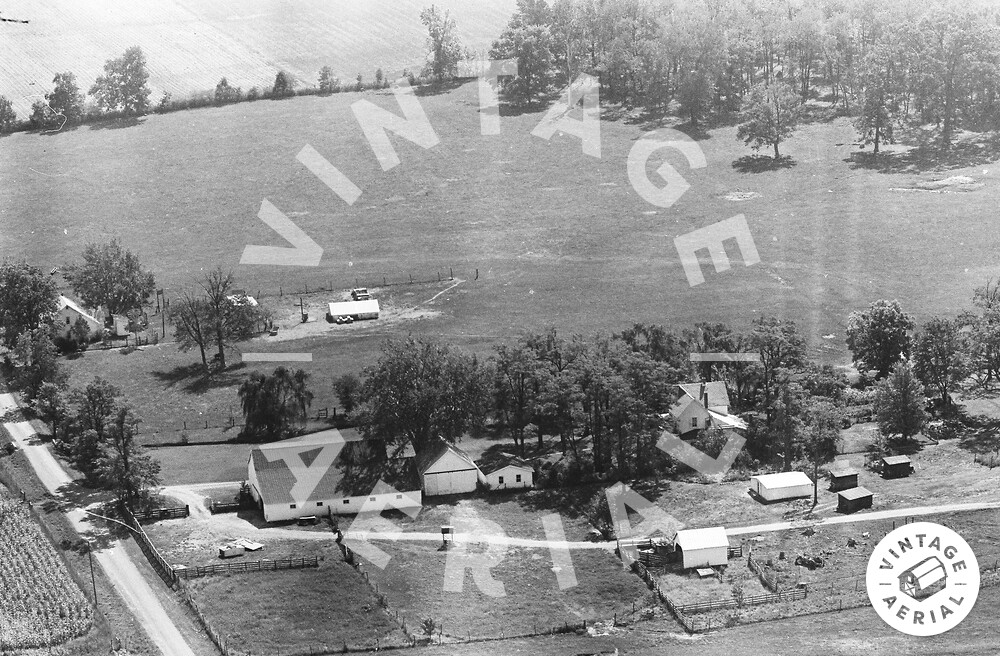 Vintage Aerial | Ohio | Pickaway County | 1963 | 15-DPC-3