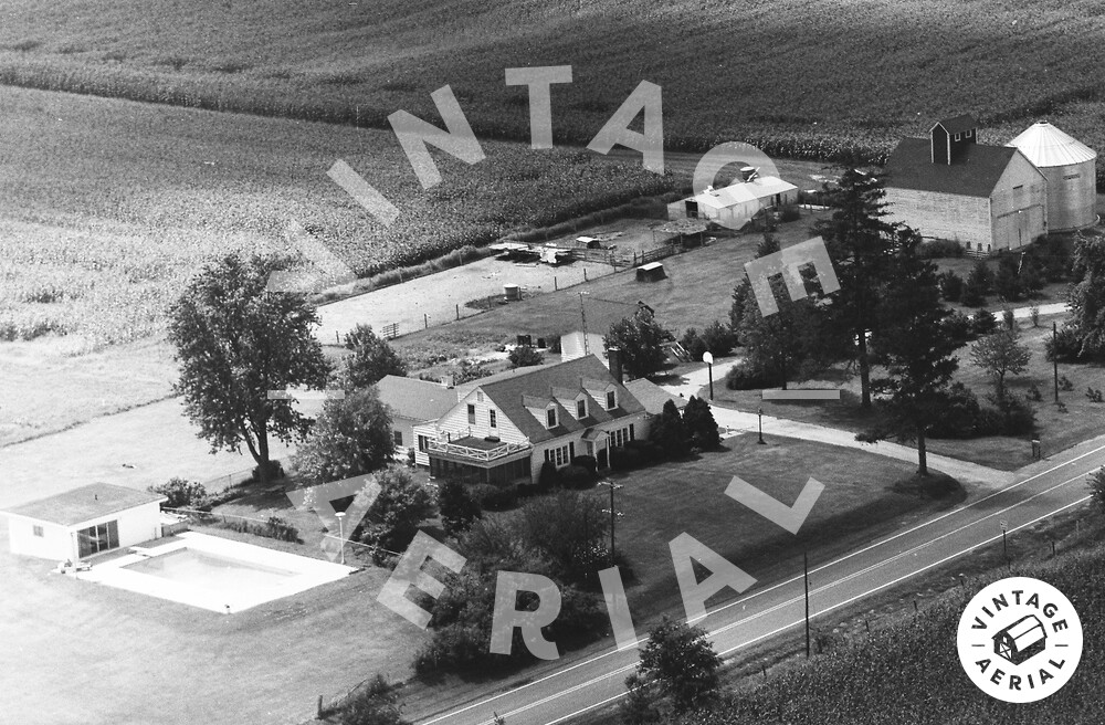 Vintage Aerial | Indiana | Clinton County | 1973 | 61-TCL-12