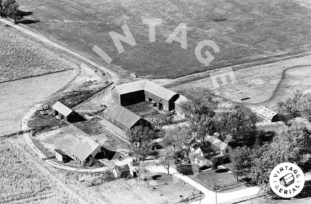 Vintage Aerial | Illinois | Stephenson County | 1964 | 4-ISTN-24