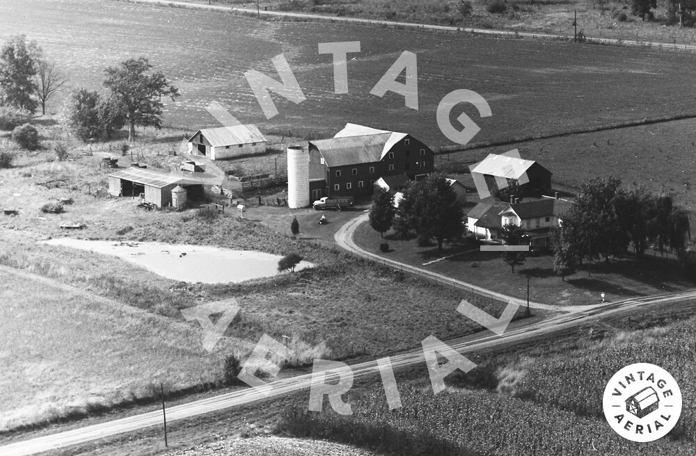 Vintage Aerial | Ohio | Logan County | 1973 | 32-NLO-33
