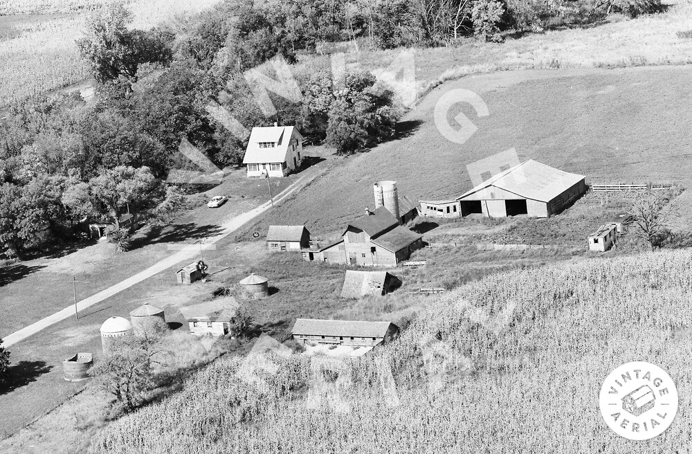 Vintage Aerial | Minnesota | Blue Earth County | 1977 | 80-MBL-6