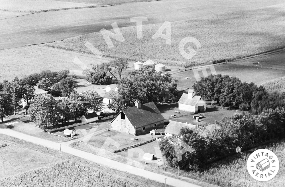 Vintage Aerial | Iowa | Hamilton County | 1971 | 36-IHM-16