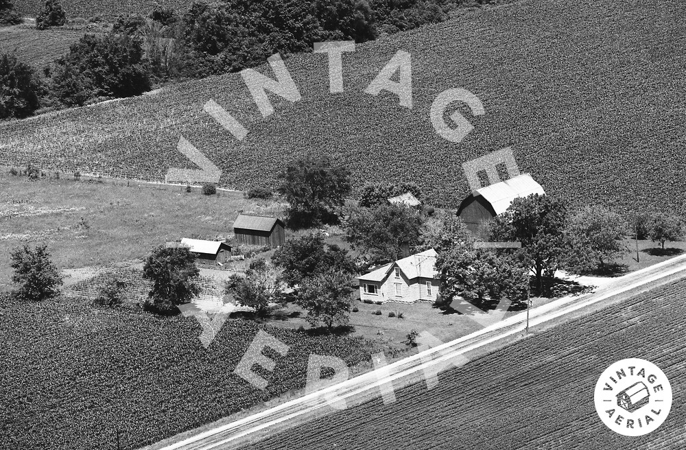 Vintage Aerial | Indiana | Wells County | 1976 | 56-EWE-12