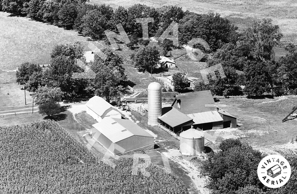 Vintage Aerial | Illinois | Coles County | 1967 | 31-ACO-18