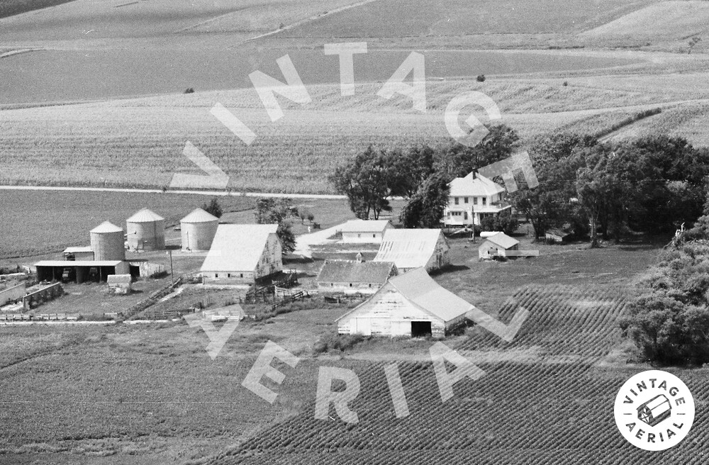 Vintage Aerial | Nebraska | Burt County | 1984 | 16-EBT-34