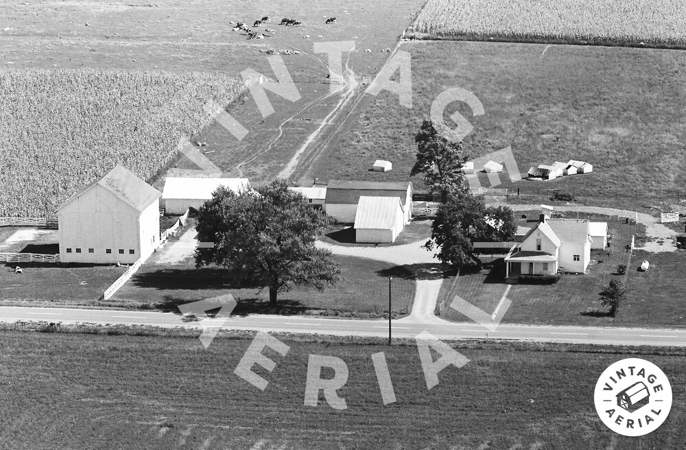 Vintage Aerial | Ohio | Champaign County | 1968 | 51-OCH-8