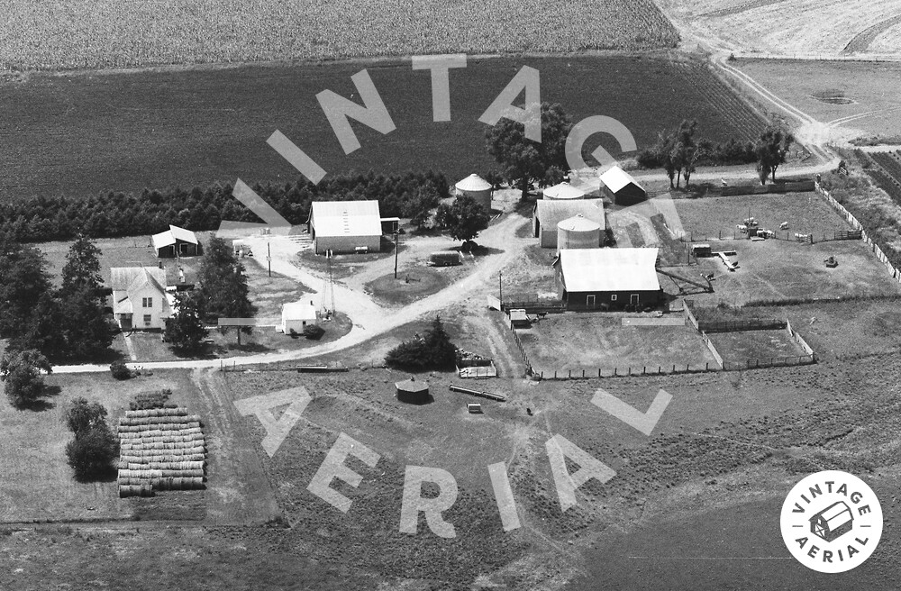 Vintage Aerial | Nebraska | Otoe County | 1983 | 52-OOT-21