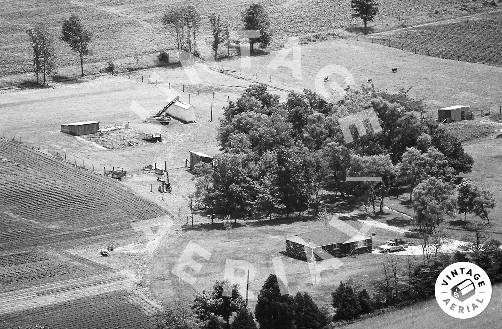 Vintage Aerial | Indiana | Bartholomew County | 1975 | 5-GBA-30