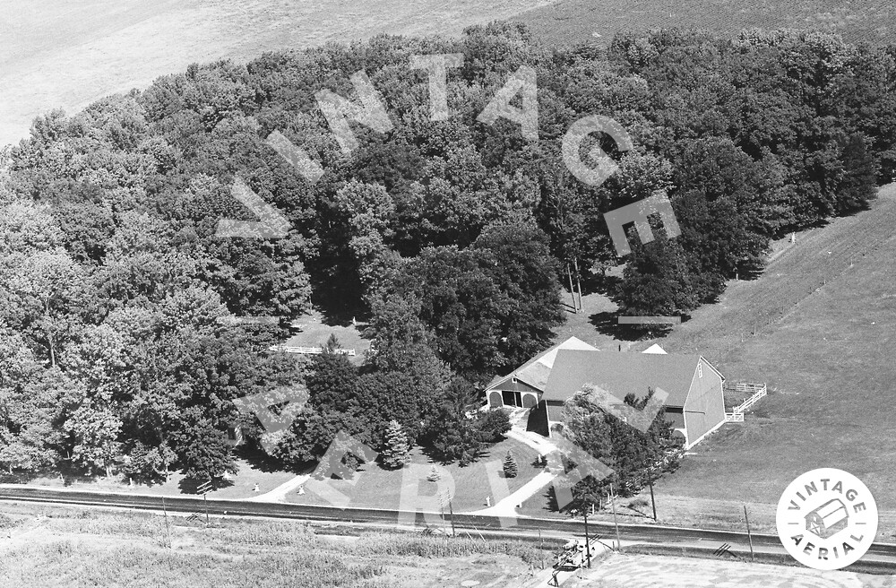 Vintage Aerial | Indiana | Whitley County | 1966 | 53-BWH-3