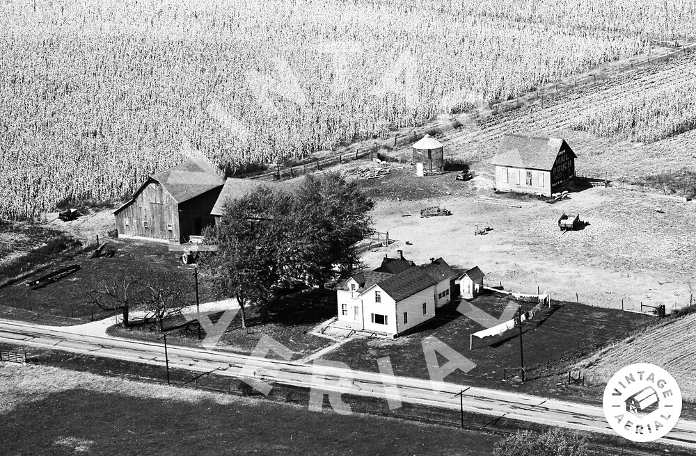Vintage Aerial | Ohio | Union County | 1964 | 19-SUN-31