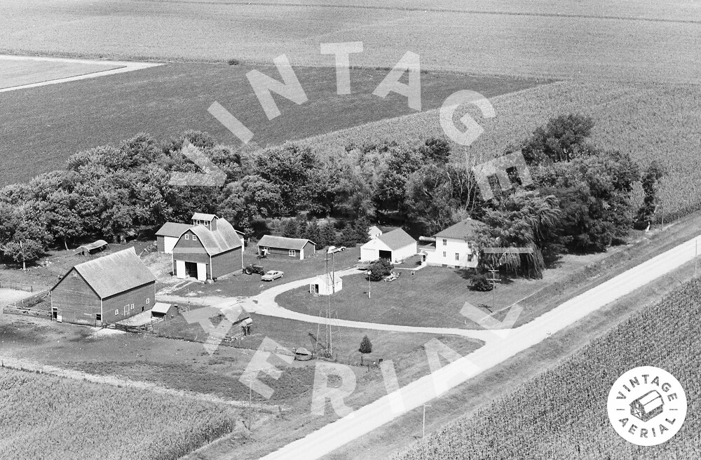 Vintage Aerial | Iowa | Humboldt County | 1971 | 20-IHU-27