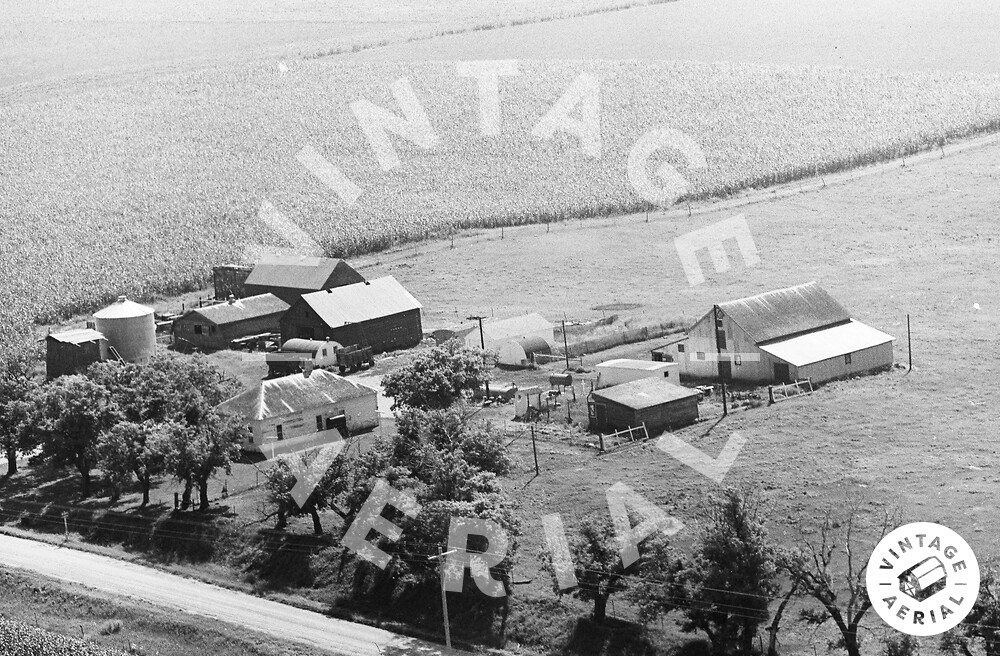 Vintage Aerial | Iowa | Osceola County | 1970 | 31-LOS-34