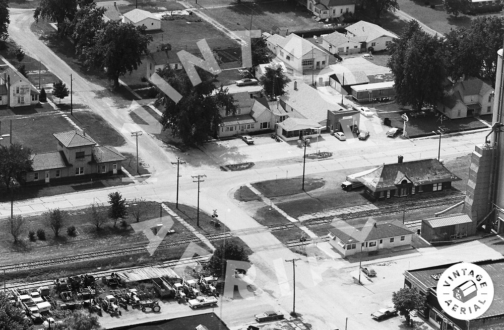 Vintage Aerial | Illinois | Vermilion County | 1972 | 52-KVE-28