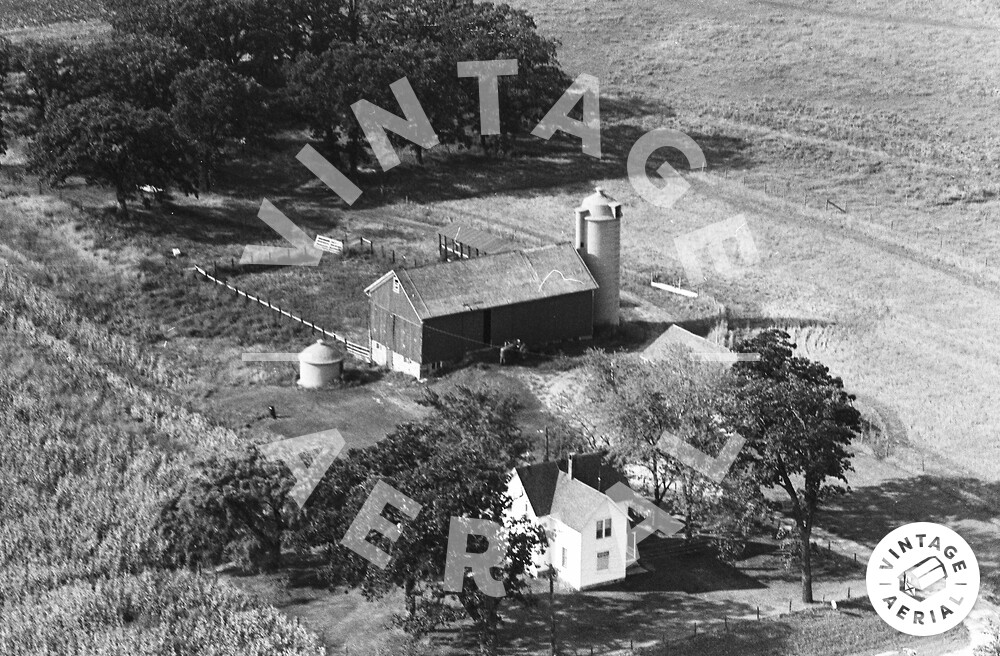 Vintage Aerial | Wisconsin | Racine County | 1964 | 34-CRA-24
