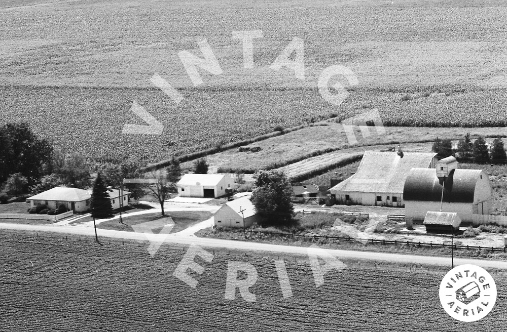 Vintage Aerial | Iowa | Boone County | 1973 | 28-BBO-9